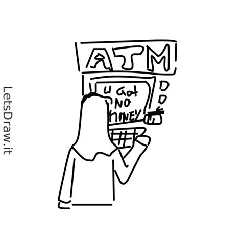 How To Draw ATM LetsDrawIt