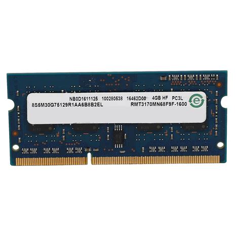 Ddr3l 4gb 1600mhz Laptop Memoria Ram 1 35v So Dimm 204pins Ddr3 Ram Walmart En Línea