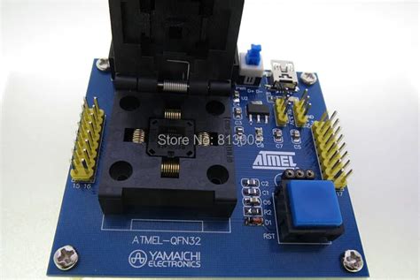 5x5mm Qfn32 Atmega8 Atmega48 Atmega88 Atmega168 Avr 2 54mm Burn In Socket Programming Socket