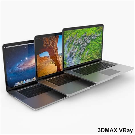 D Model Apple Macbook Pro Retina