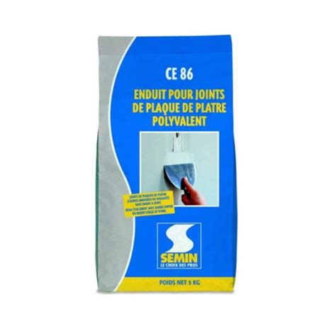 Enduit Pour Plaque De Platre Sans Bande Ce 86 Semin Sac 5kg