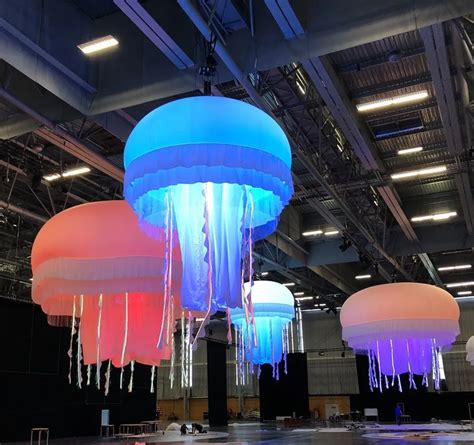 法国巨型水母灯笼艺术装置 知乎