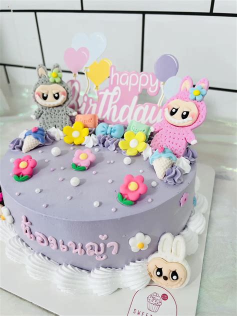 เค้กลาบูบู้🩶🩷🤎🤍 แกลเลอรีที่โพสต์โดย ร้านเค้กพัทลุง Lemon8