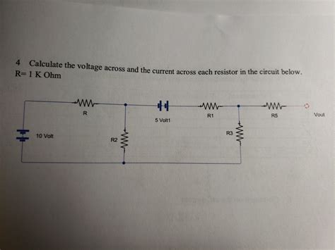 Solved Calculate The Voltage Across And The Current Across Chegg