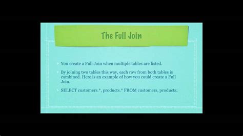 Mysql Sql Statements Tutorial 6 Youtube