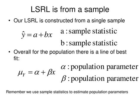 PPT LSRL Regression Inference PowerPoint Presentation Free Download ID 4221850