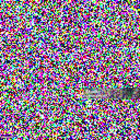 Tv의 아날로그 채널 곡물 화면 원활한 배경 픽셀 잡음 벡터 비디오 눈 간섭 또는 추상 Vaporwave 배경 색상 픽셀 모자이크 왜곡 산 색 결함의 결함 효과 가정용