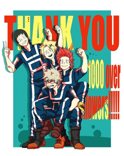 Boku No Hero Academia Kirishima Eijirou Bakugou Katsuki Kaminari Denki Sero Hanta Boku No