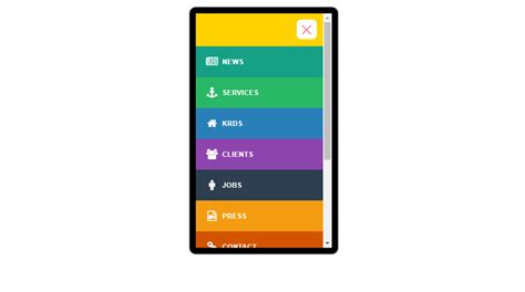 Amazing Css Mobile Menu Examples Onaircode