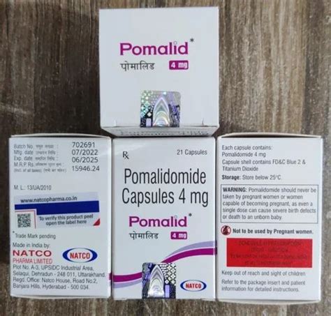 Pomalid 4mg Pomalidomide Capsules At ₹ 8500box Pomalid In Jodhpur