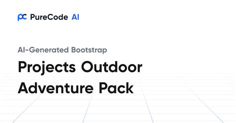 Build Great Bootstrap Projects Outdoor Adventure Pack Components Faster