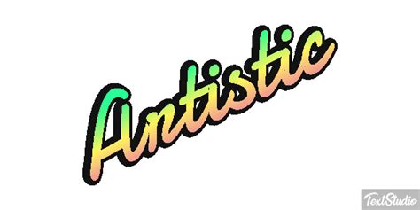 Artistic Word Animated  Logo Designs