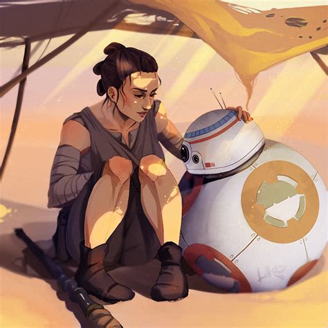 Rey And Bb 8 By Lillkun On Deviantart