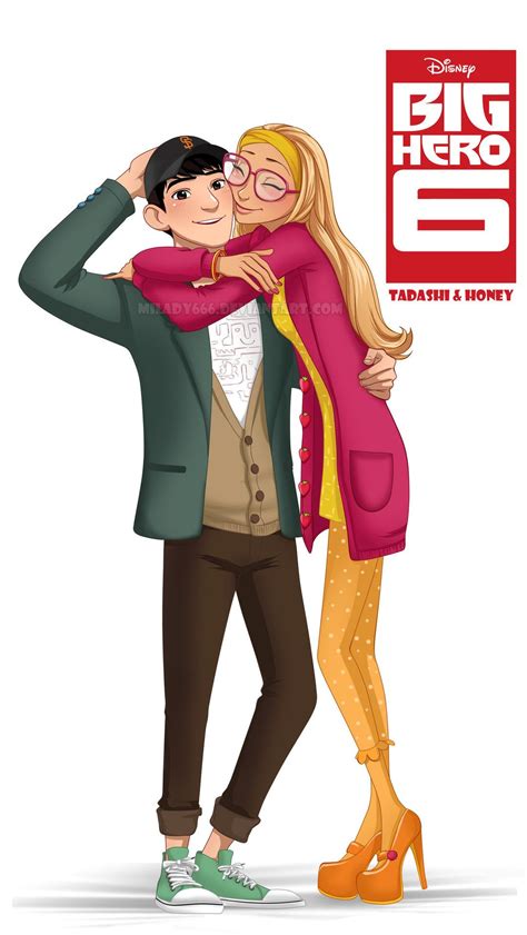 Honey Lemon And Hiro Hamada