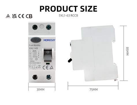 2 Poles Rcbo 16a Tpn Ac Type C Curve 4p Rcbo Breaker 30ma Tripping Curve C Rcbo Circuit Breaker