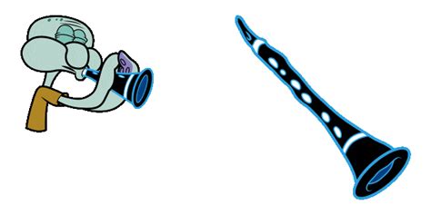 Spongebob Squidward And Clarinet Animated Cursor Sweezy Cursor