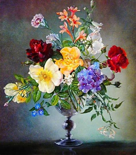 Картины известных художников натюрморт цветы 83 фото