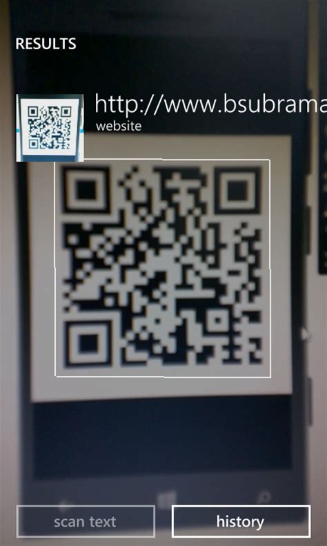 Scanning Generated QR Code