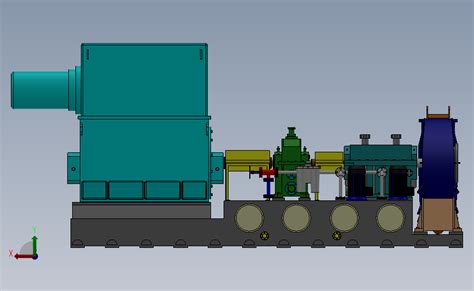 离心式压缩机[离心压缩机] Solidworks 2010 模型图纸下载 懒石网