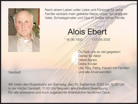 Nach Einem Leben Voller Liebe Und Fürsorge Für Seine Familie Verstarb Mein