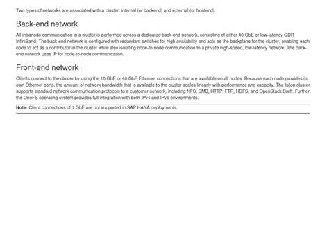 Isilon Network Dell Validated Design For Sap Hana Tdi With Dell Isilon All Flash Scale Out Nas