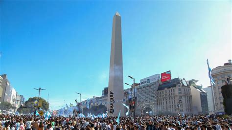 La Selección Argentina Festejará En El Obelisco Junto A Los Hinchas