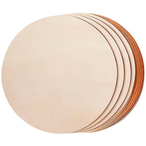 Unfinished Birch Rounds Mdf Circles