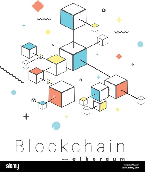 Blockchain Vector Concept Illustration Stock Vector Image And Art Alamy