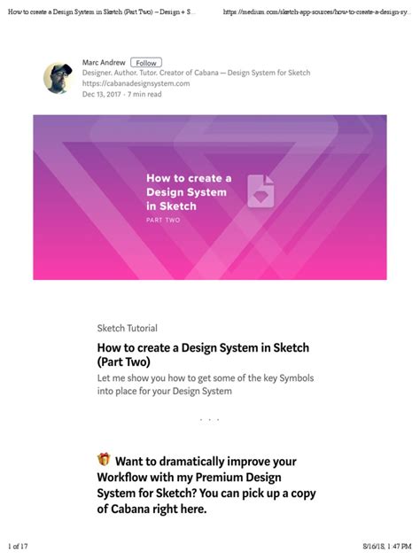 how to create a design system in sketch part two design sketch