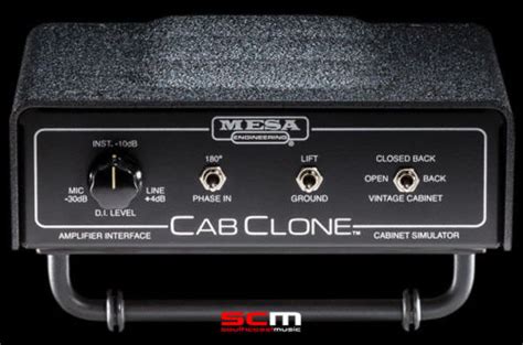 MESA BOOGIE CAB CLONE OHM CABINET SIMULATOR LOAD BOX GUITAR FX PEDAL South Coast Music