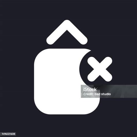 Remove Jump Animation Effect White Pixel Perfect Solid Ui Icon Stock Illustration Download