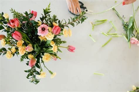 Diy Trader Joes Floral Arrangement Salty Lashes