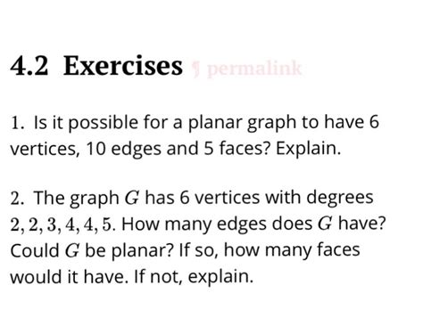 Solved Is It Possible For A Planar Graph To Have 6 Vertices