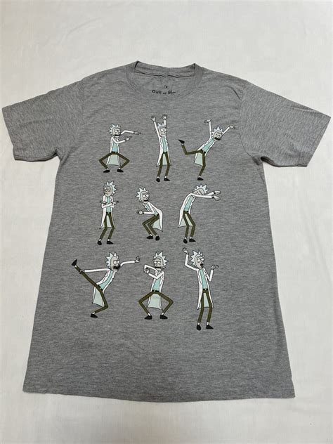 Rick And Morty Adult Swim Rick Dancing Gray T Sh Gem