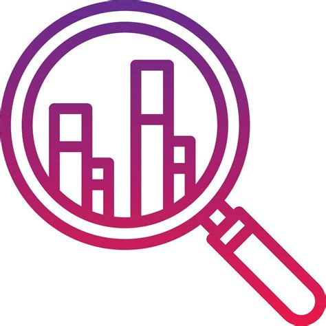 Analysis Analytic Statistic Chart Seo Gradient Icon 14363865 Vector