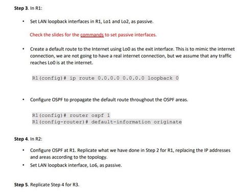 Solved In This Lab You Will Setup The Multi Area OSPF Chegg