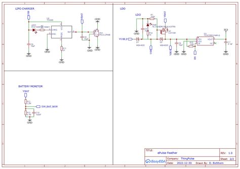 ESP32 EPulse Feather Low Power Development Board ThingPulse
