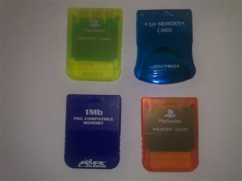 PS Memory Card 1 Mb 15 Block Various Colours Amazon Co Uk PC Video Games