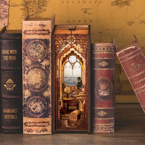 Anavrin Diy Book Nook Miniature Dollhouse 3d Wooden Puzzles Artofit