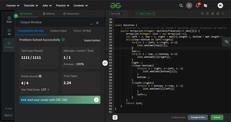 Mohammed Aabeeth S On Linkedin Gfg160 Javaprogramming Geeksforgeeks