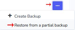How To Restore Partial Backup In SiteWorx Help Cloudwafer Com