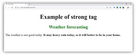 Html Strong标签语法、属性、规范和示例详细说明 立地货