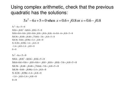 PPT Complex Numbers PowerPoint Presentation Free Download ID 5571544