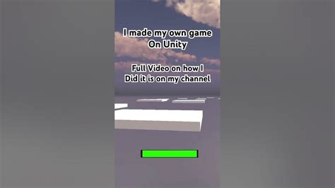 I Made My Own Official Game Shorts Gamedevelopment Unity Youtube