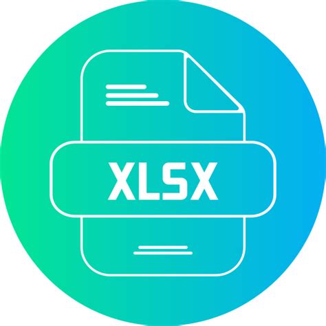 Xlsx Generic Gradient Fill Icon