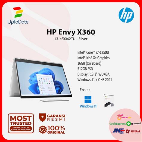 Jual Hp Envy X Bf Tu Core I U Gb Gb Touch W Ohs Shopee Indonesia