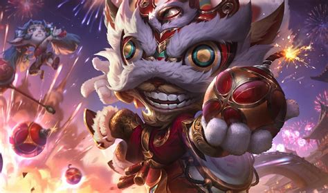 Lol Skin 】 爆竹声声 希格斯 英雄联盟 皮肤造型介绍 皮肤造型 视频 希格斯 My