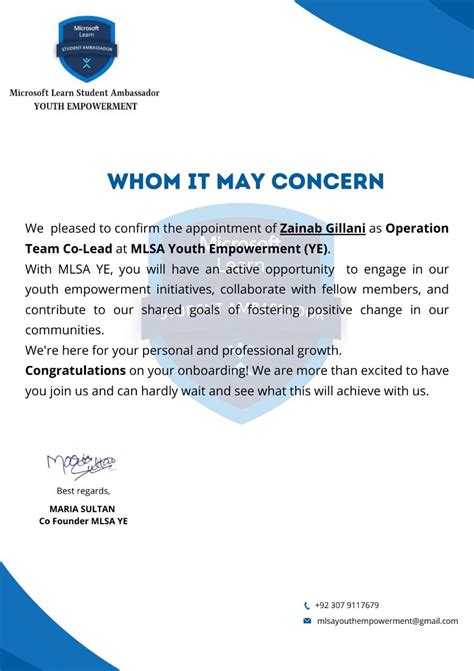 Zainab Gilani On Linkedin 🎉excited To Share That Ive Been Selected As The Co Lead Of The