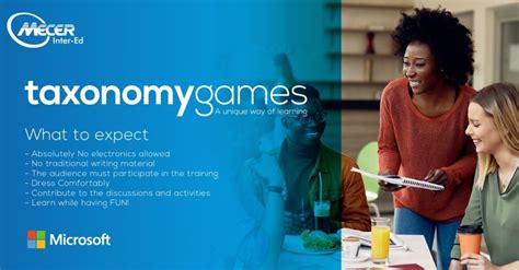 Mecer Inter Ed On Linkedin Learningfun Taxonomygames Mecerintered