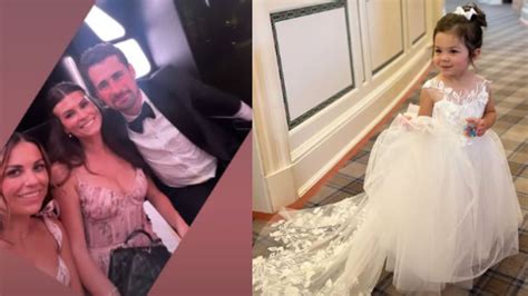Johnny Gaudreaus Daughter Noa Dresses Up As Uncle Zs Flower Girl At
